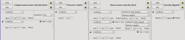 Dinver:Parameterization - GeopsyWiki