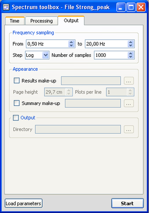 Spectral amplitudes - GeopsyWiki