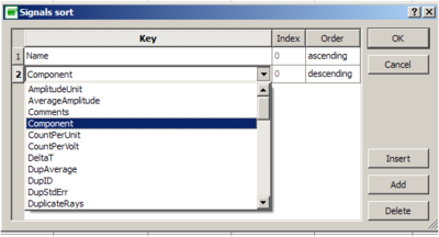 Geopsy: Sort - GeopsyWiki